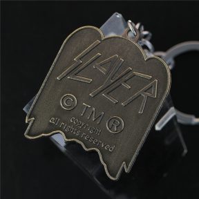 New Arrival SLAYER Logo Killer Thrash Metal Rock Band KeyChain Alloy ...